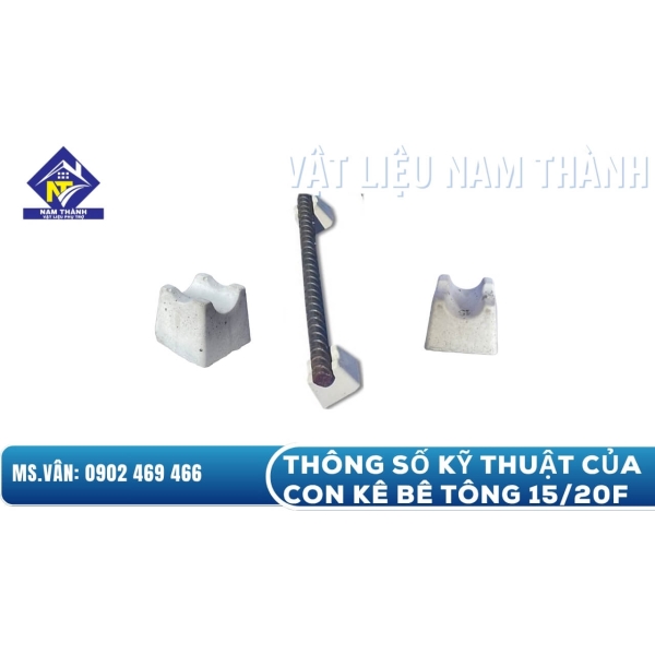 Con kê bê tông 15/20F – Sử dụng cho lớp bê tông 15/20mm